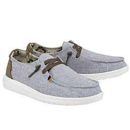Hey Dude Ladies Wendy Rodeo Blue Aztec Shoes 122132660
