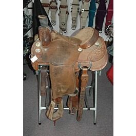 14.5" Used Martin Saddle - Ricky Green Team Roper