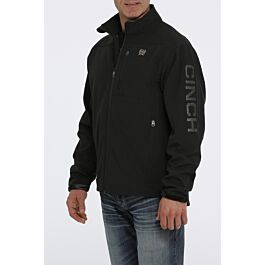 MWJ1567001: MEN'S LINED BONDED JACKET - BLACK - CINCH JACKET